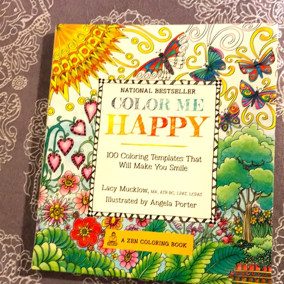 Other | Color Me Happy Coloring Book | Poshmark